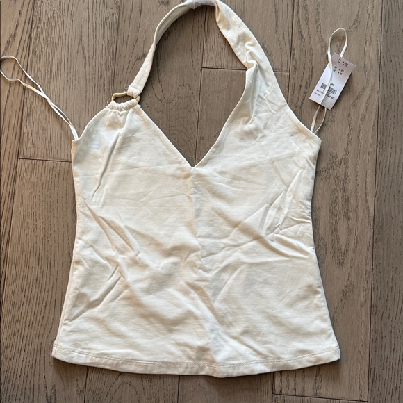 Tops | Abercrombie Ivory Halter Top | Poshmark
